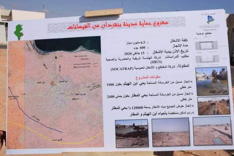 Tunisie : Le projet de protection de Ben Guerdane contre les ...