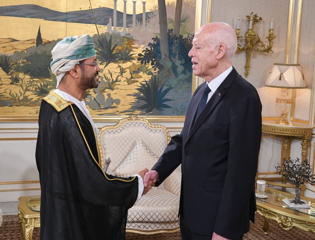 Rencontre entre Kaïs Saïed et le chef de la diplomatie omanaise ...